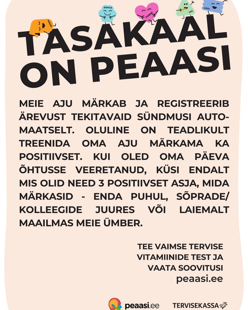 Kuidas kriisis vaimne tasakaal säilitada? - Tartu Ülikooli Kliinikum